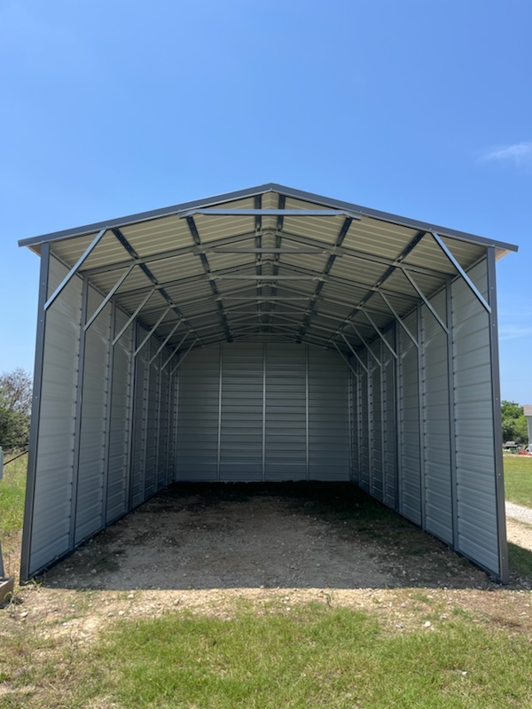 18x35x13 RV Cover - Leland's Metal Buildings | Metal Buildings for Sale