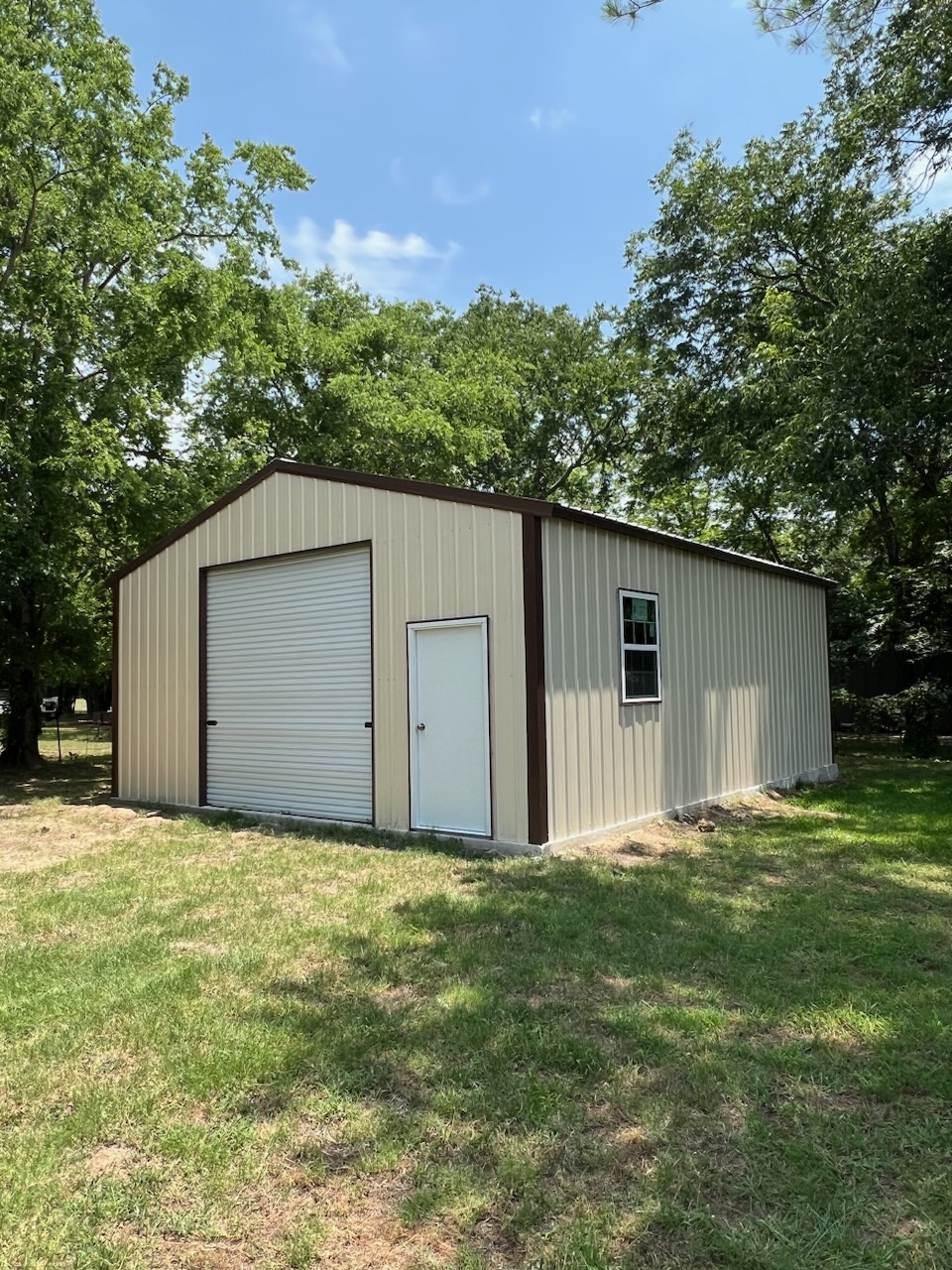 24x30x10 Workshop - Leland's Metal Buildings | Metal Buildings for Sale