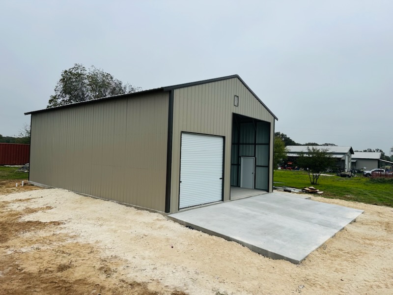 30x45x15 Workshop - Leland's Metal Buildings | Metal Buildings for Sale